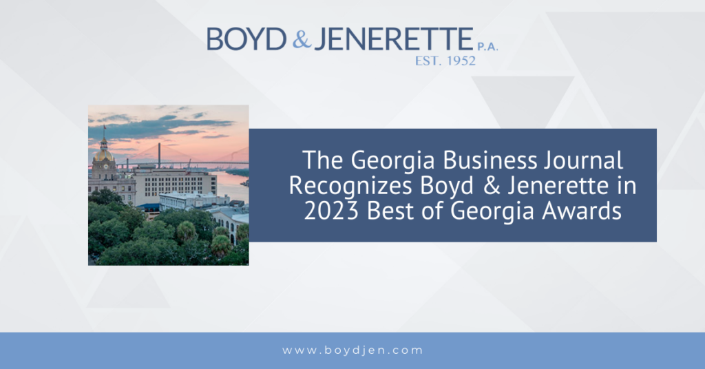 GBJ -2023 Best of Georgia - Boyd & Jenerette