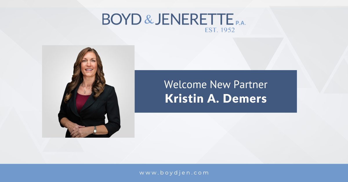 Boyd & Jenerette Welcome Kristin A. Demers to the Firm - Boyd & Jenerette