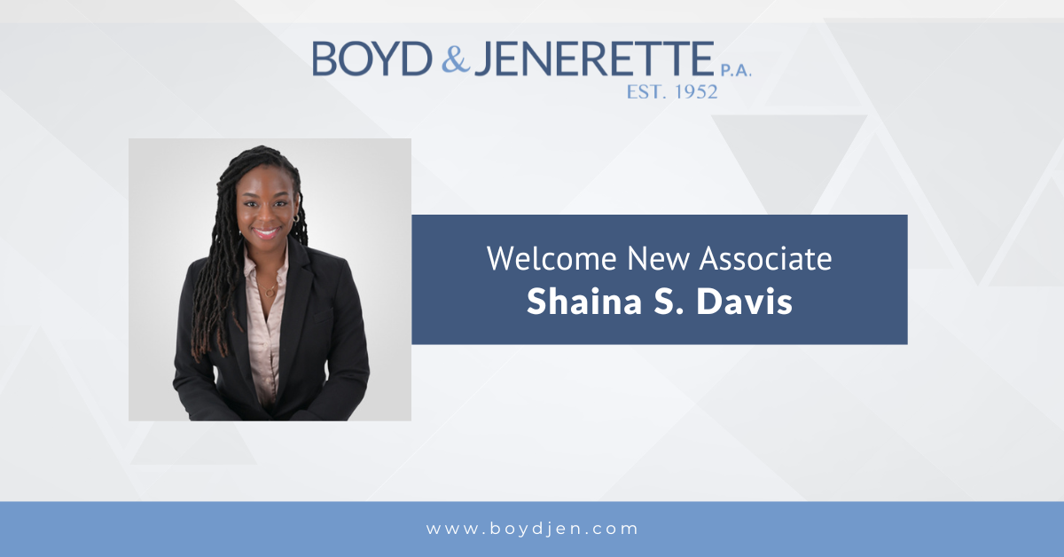 Boyd & Jenerette Welcomes Shaina S. Davis to the Firm - Boyd & Jenerette